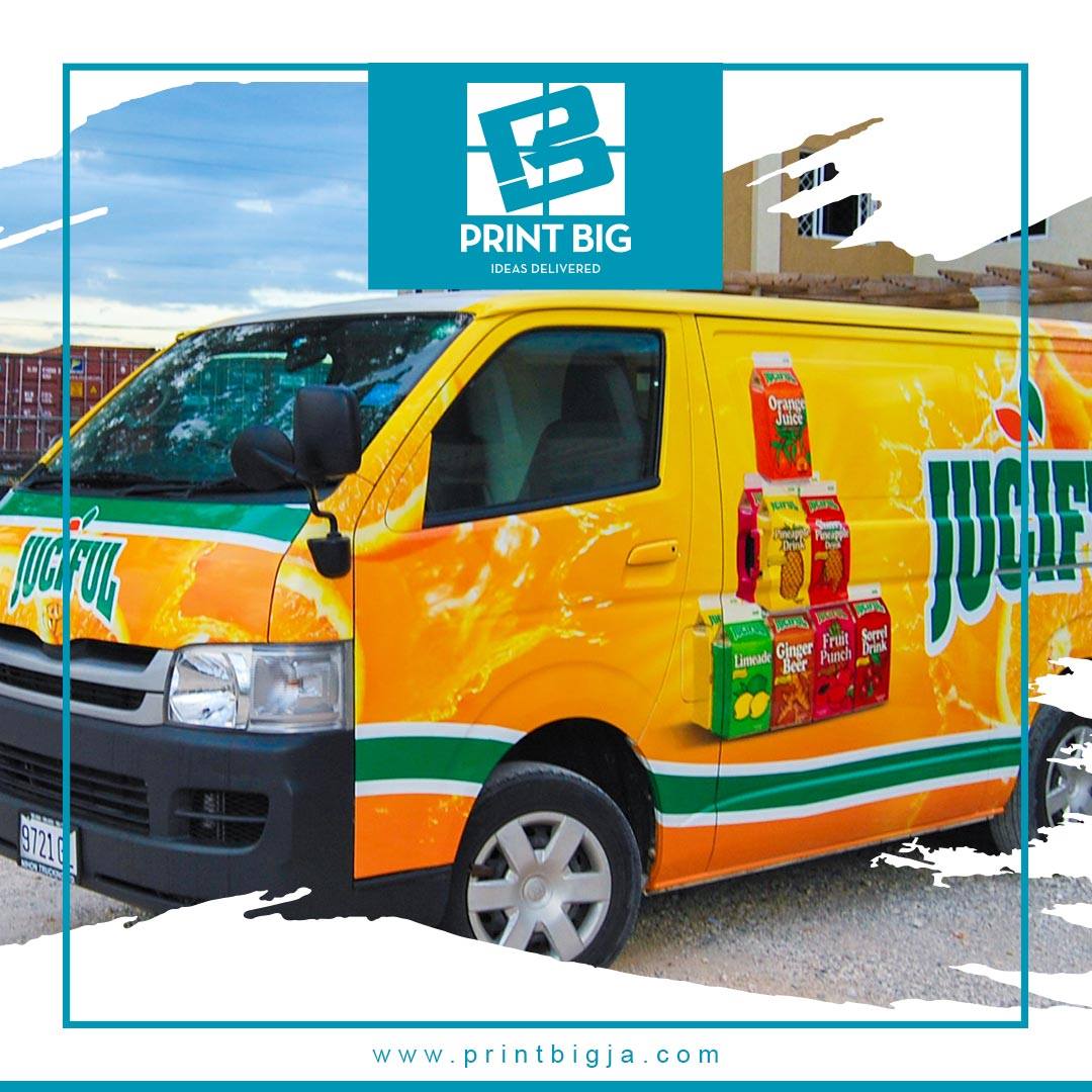 Simple vinyl graphics can create your brand image....