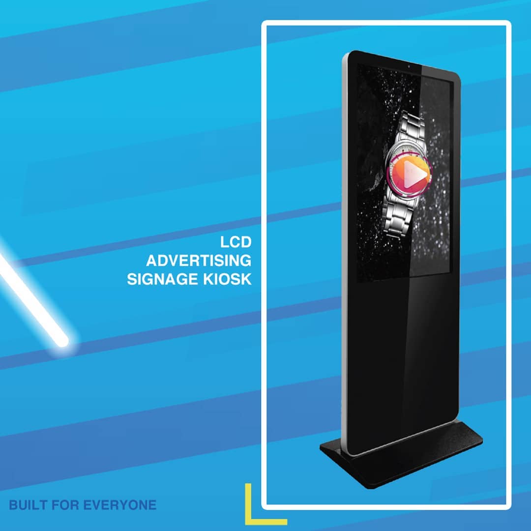 Freestanding digital sign kiosks enable rapid and easy installation of ...