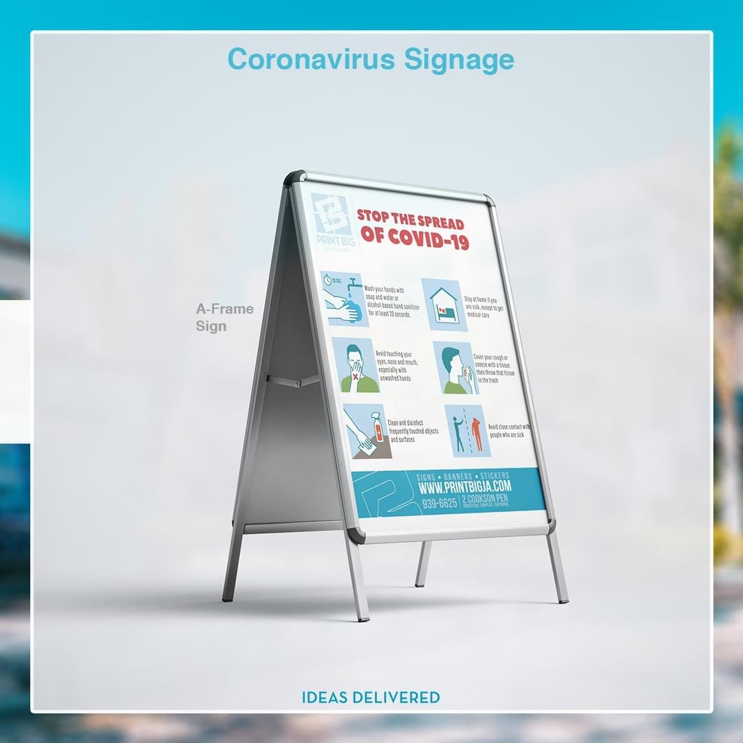 Create custom signage to let your customers know your unique ...