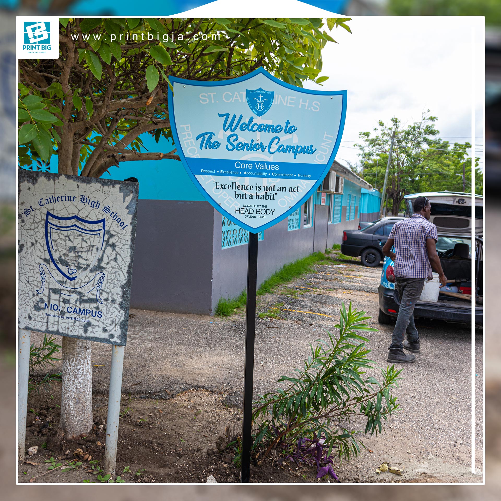 Extend awareness of your academy or school using c - Print Big | Large ...